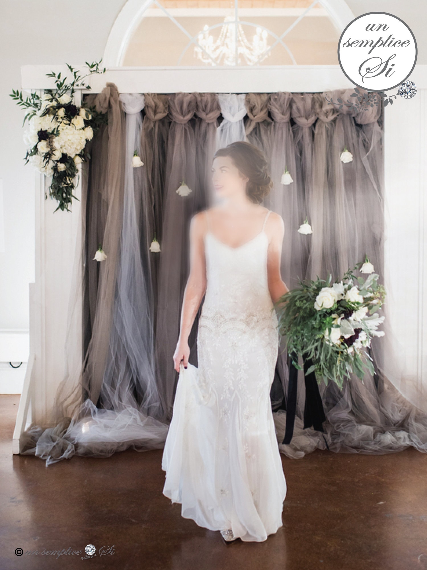 TULLE BACKDROP Tulle Curtain Backdrop Tulle Wedding | Etsy
