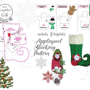 Elf Holiday Stocking , Christmas Elf Stocking Pattern, Felt Elf ...