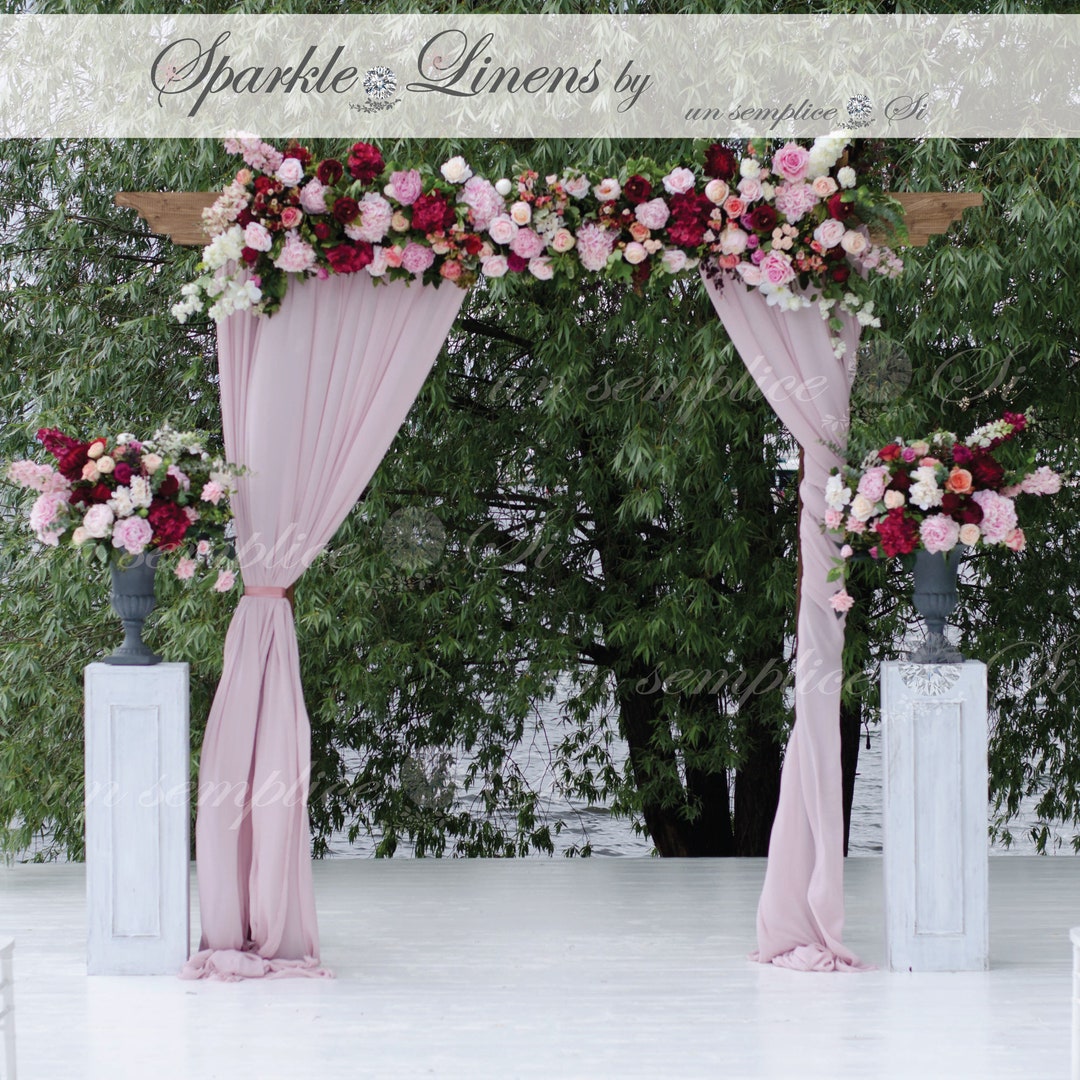 CHIFFON BACKDROP Wedding Backdrop Party DECOR Chiffon - Etsy
