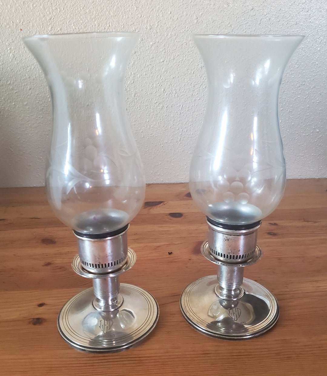 Set of Mid Century Tiffany & Co Sterling Silver Candle Holders With ...
