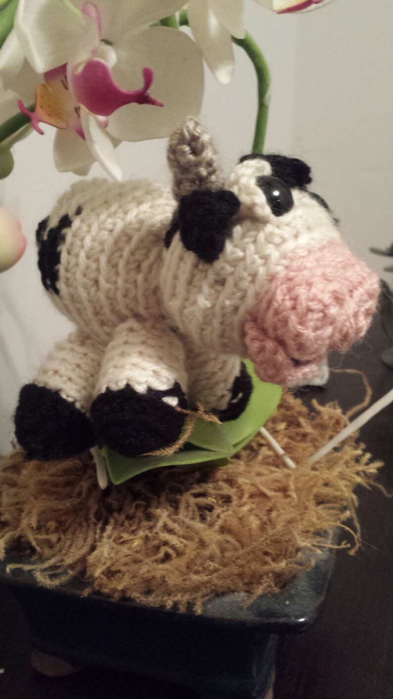 Cow Crochet Pattern - Etsy