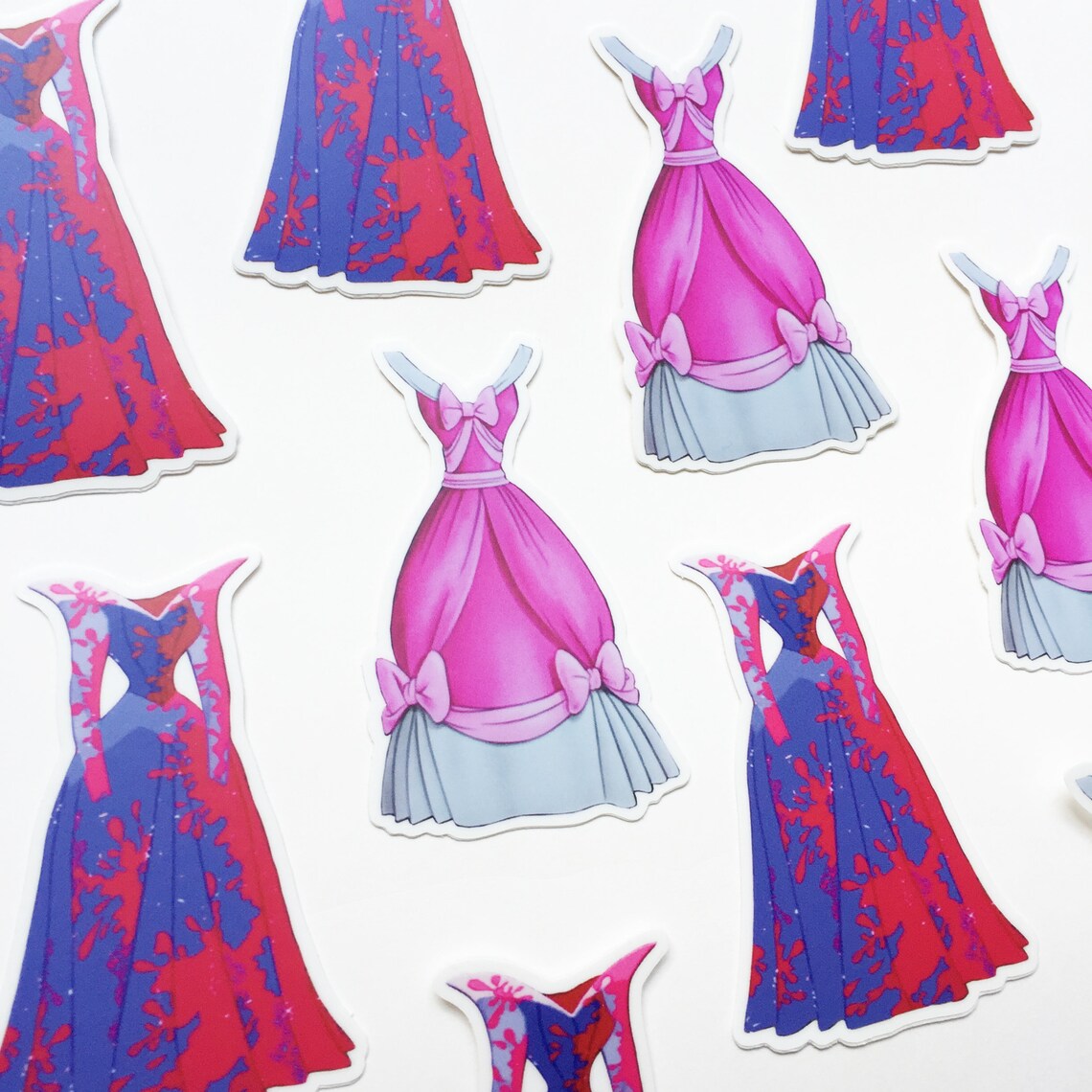 Princess Dress Sticker Set | Etsy