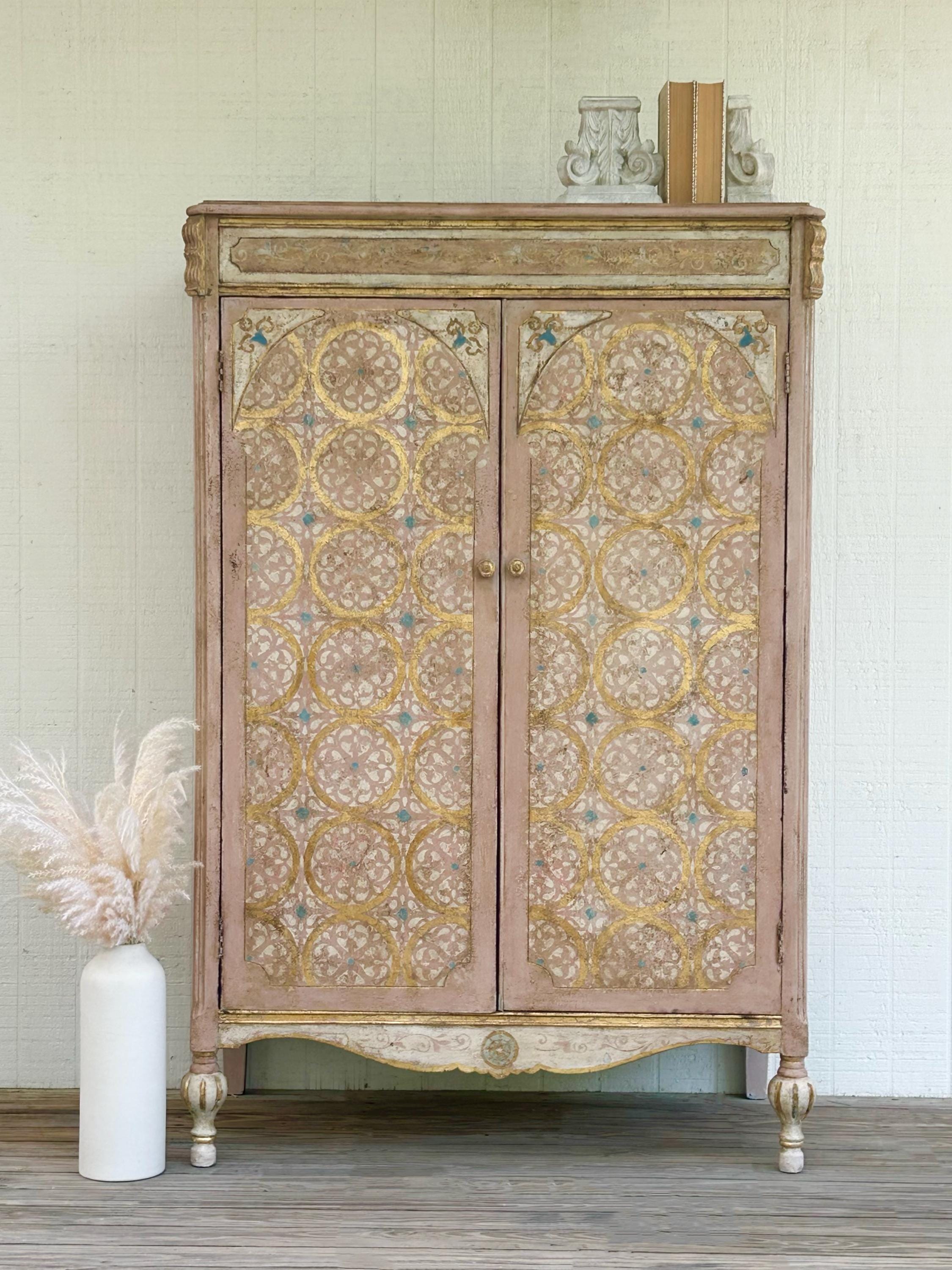 Gorgeous Hand Painted Wardrobe - Etsy