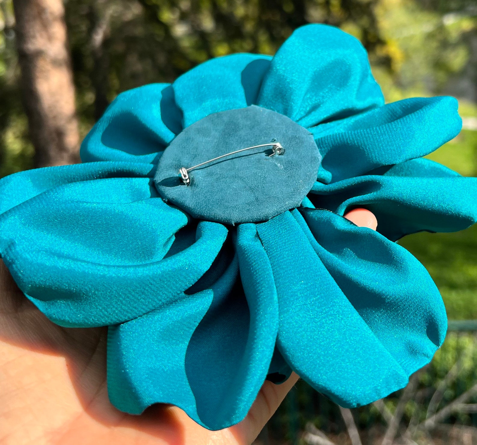 Pin Brooch /emerald Green Pin Flower/ Brooch/ Handmade Wedding ...