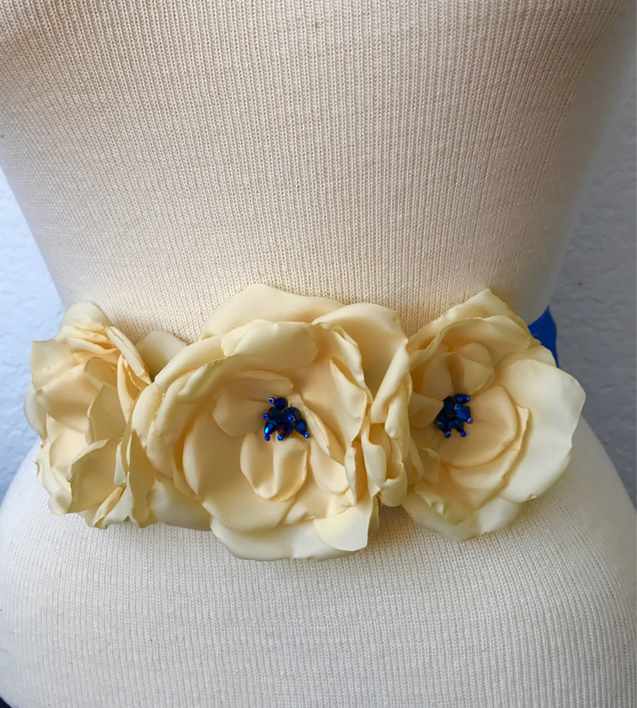 WPB Yellow Sash Bridal/bridesmaid/flower Girl Belt Sash/little - Etsy