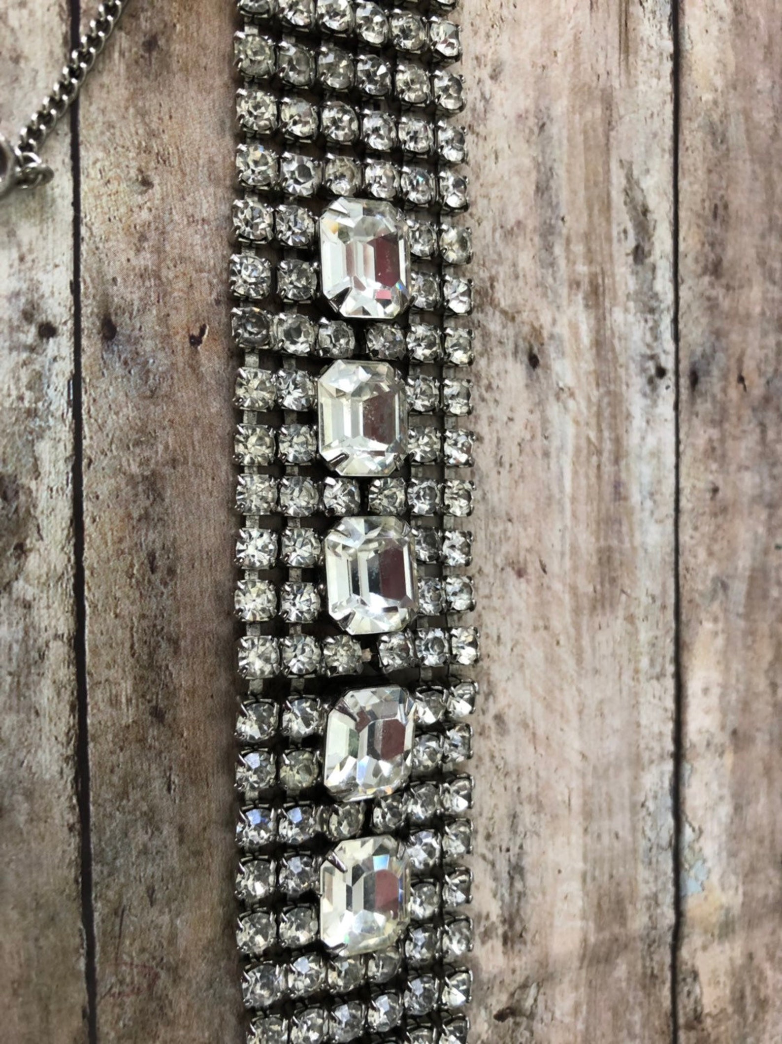 Weiss Bracelet With Rhinestones Vintage /mid Century/ Wedding Prong ...