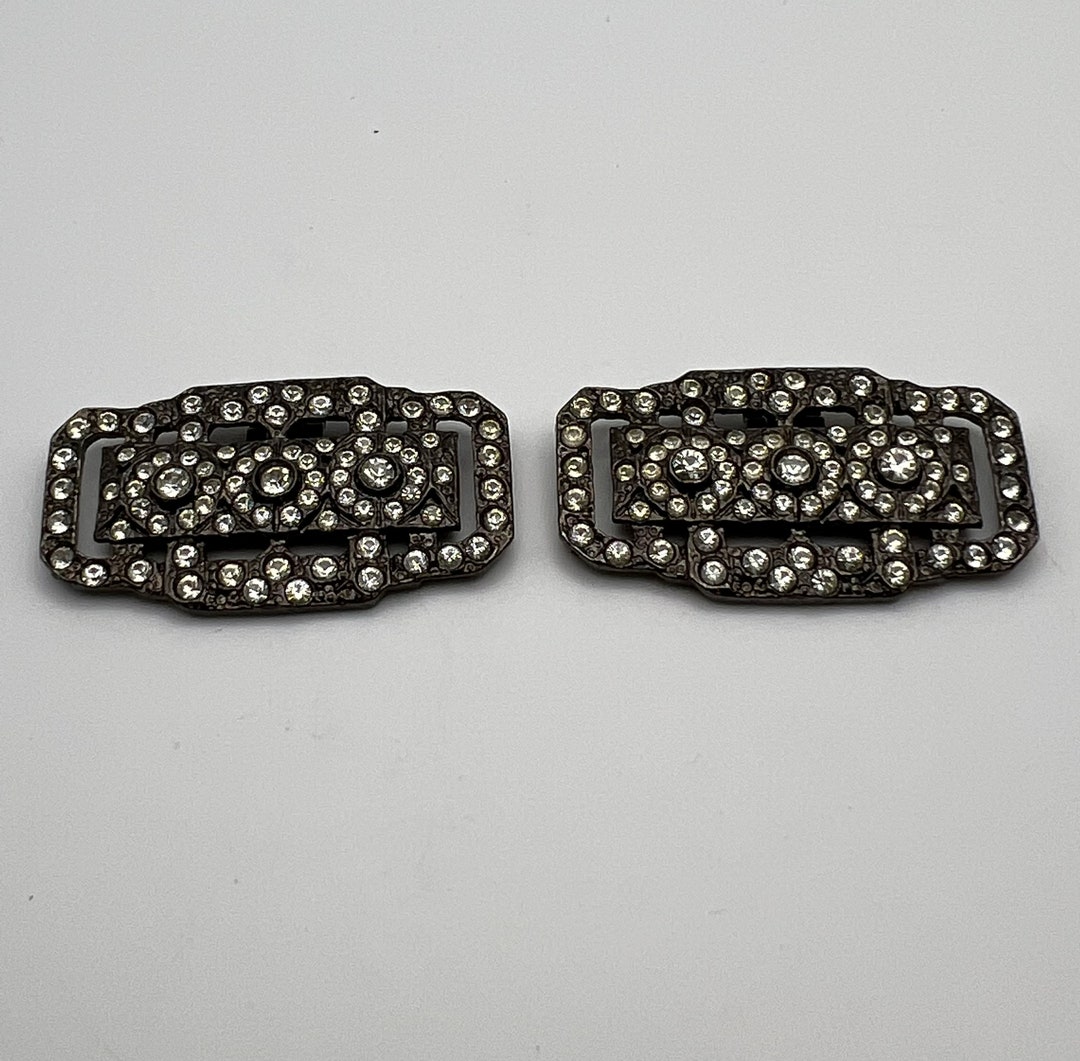 Vintage Nancy Katz Rhinestone Shoe Clips – Made in France - Etsy