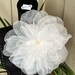 Light Beige Pin Fabric /organza Pin Flower/ Brooch/ Handmade Wedding ...