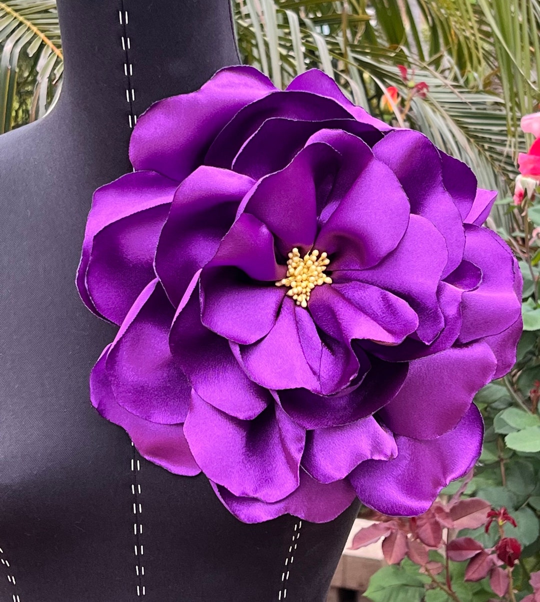 Pin Fabric /pin/ Flower/ Brooch/ Handmade Wedding Accessory/ Party ...