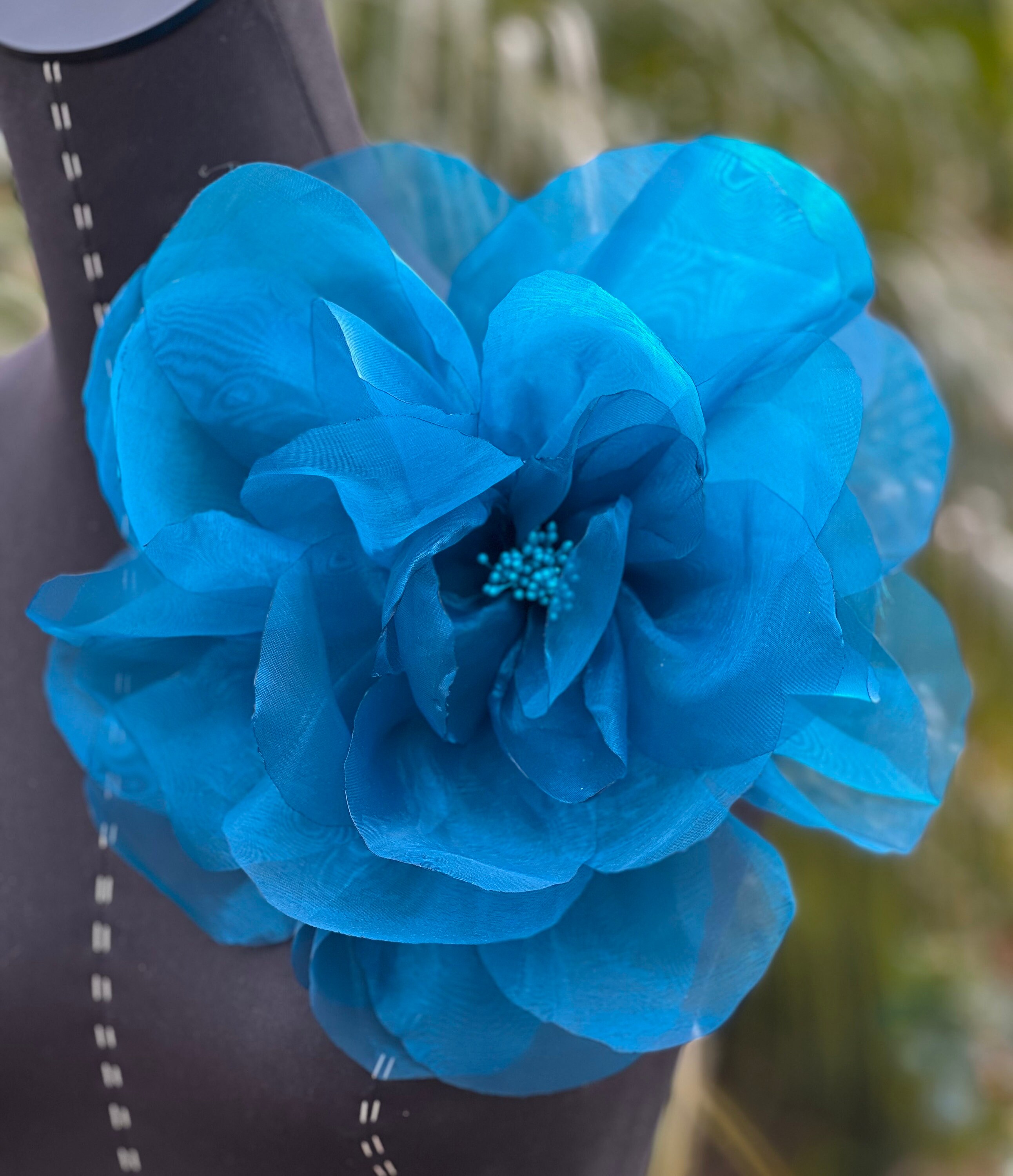 Oversized Shoulder Brooch /pin/ Flower/ Brooch/ Handmade Wedding ...