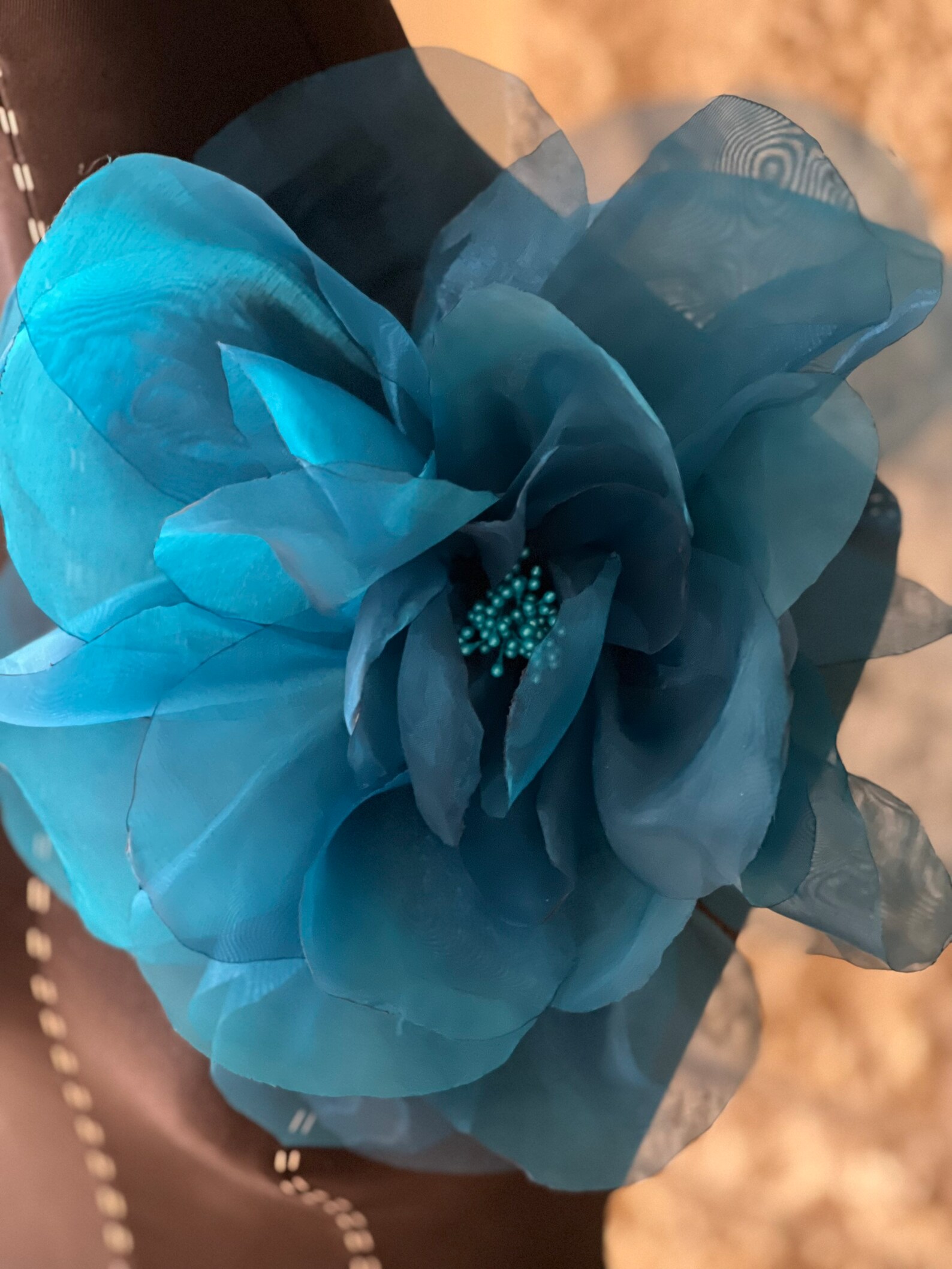 Oversized Shoulder Brooch /pin/ Flower/ Brooch/ Handmade - Etsy