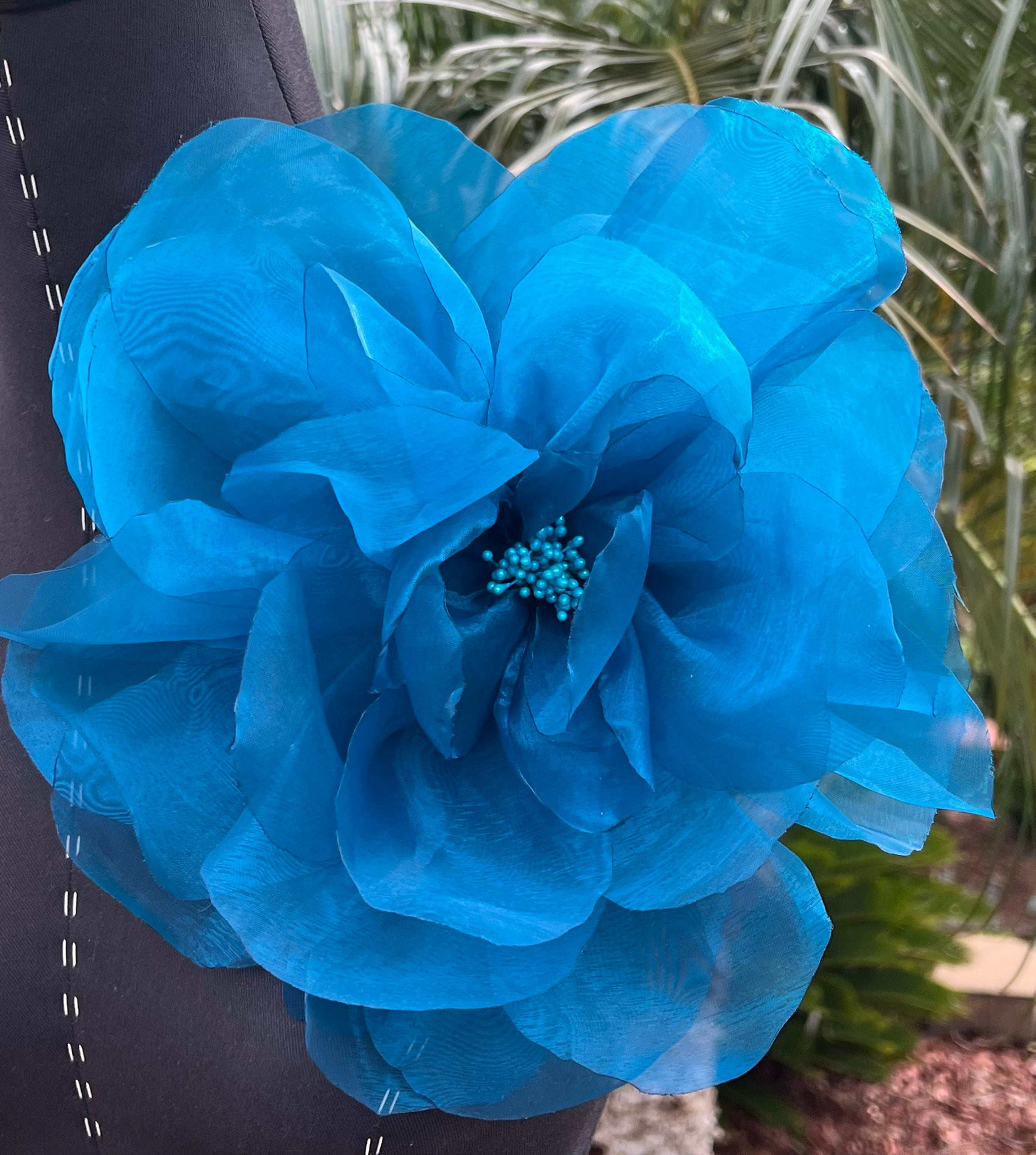 Oversized Shoulder Brooch /pin/ Flower/ Brooch/ Handmade - Etsy