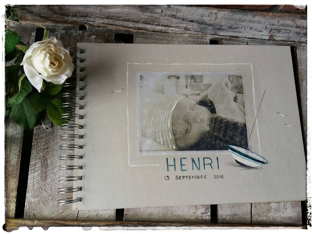 Book of Birth With Photo - Etsy