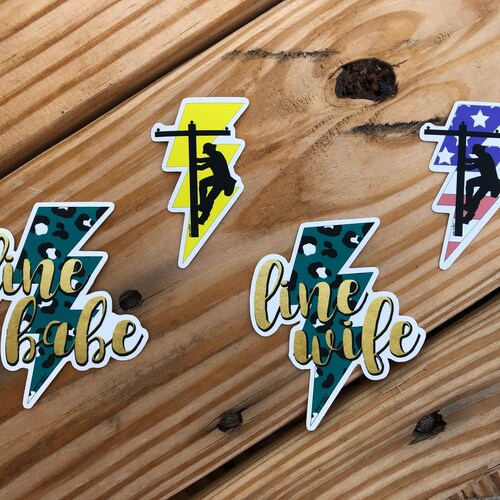 Line Wife Decal Line Life Decal Linewife Decal Lineman - Etsy