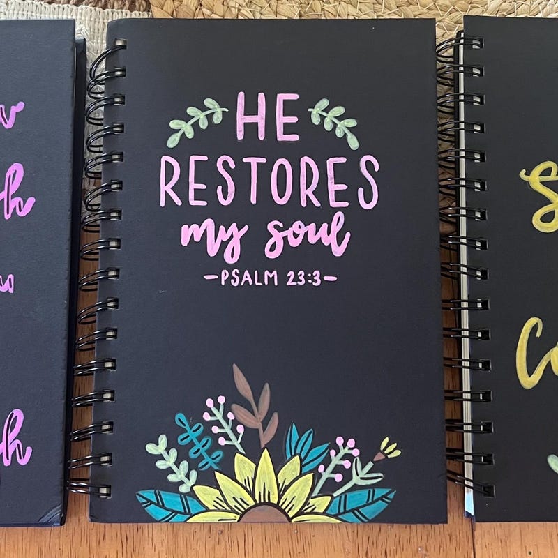 Painted Journal - Etsy