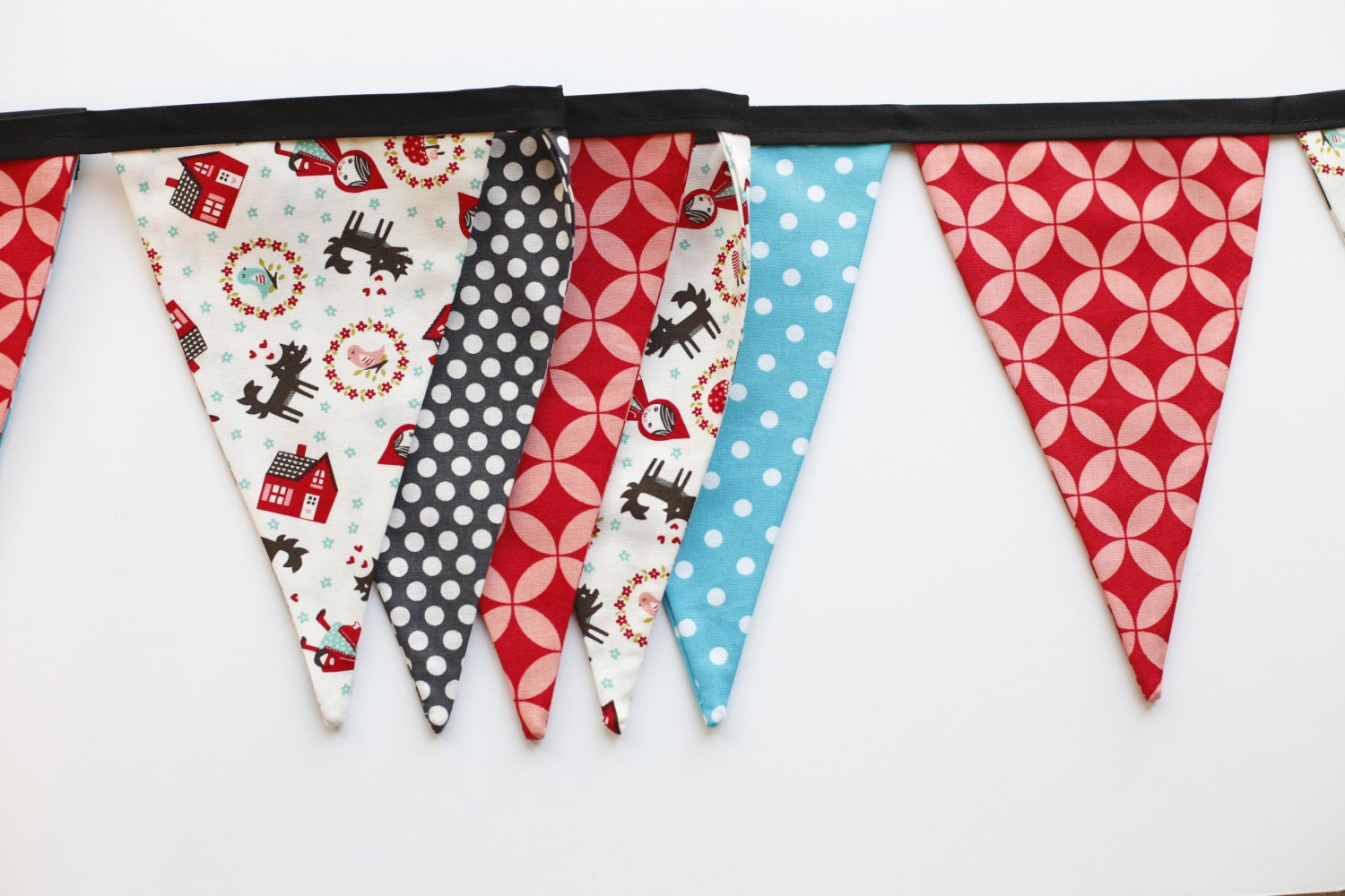 Little Red Riding Hood Banner Little Red Pennant Banner Red | Etsy