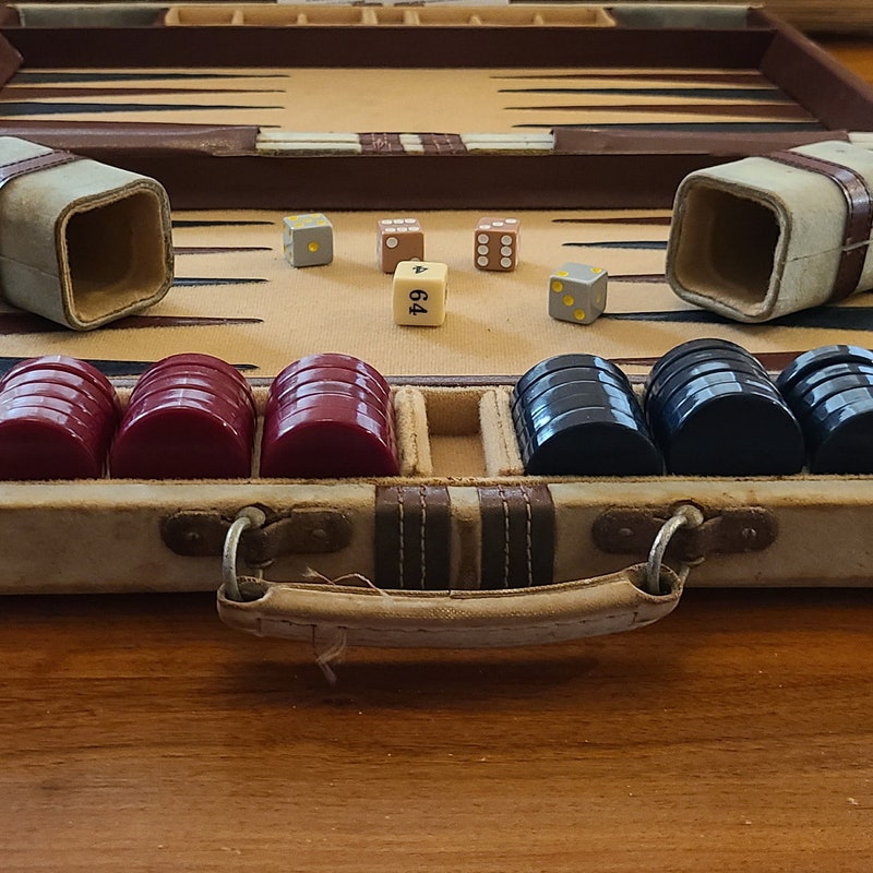Vintage Backgammon - Etsy