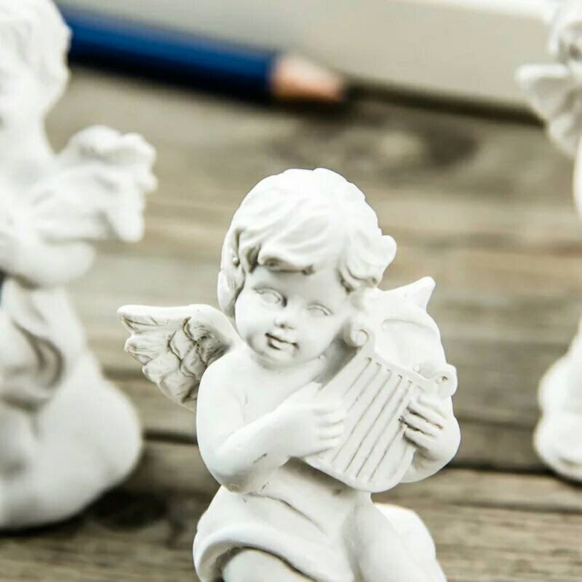 Miniatures Baby Angels Statues Set | Etsy