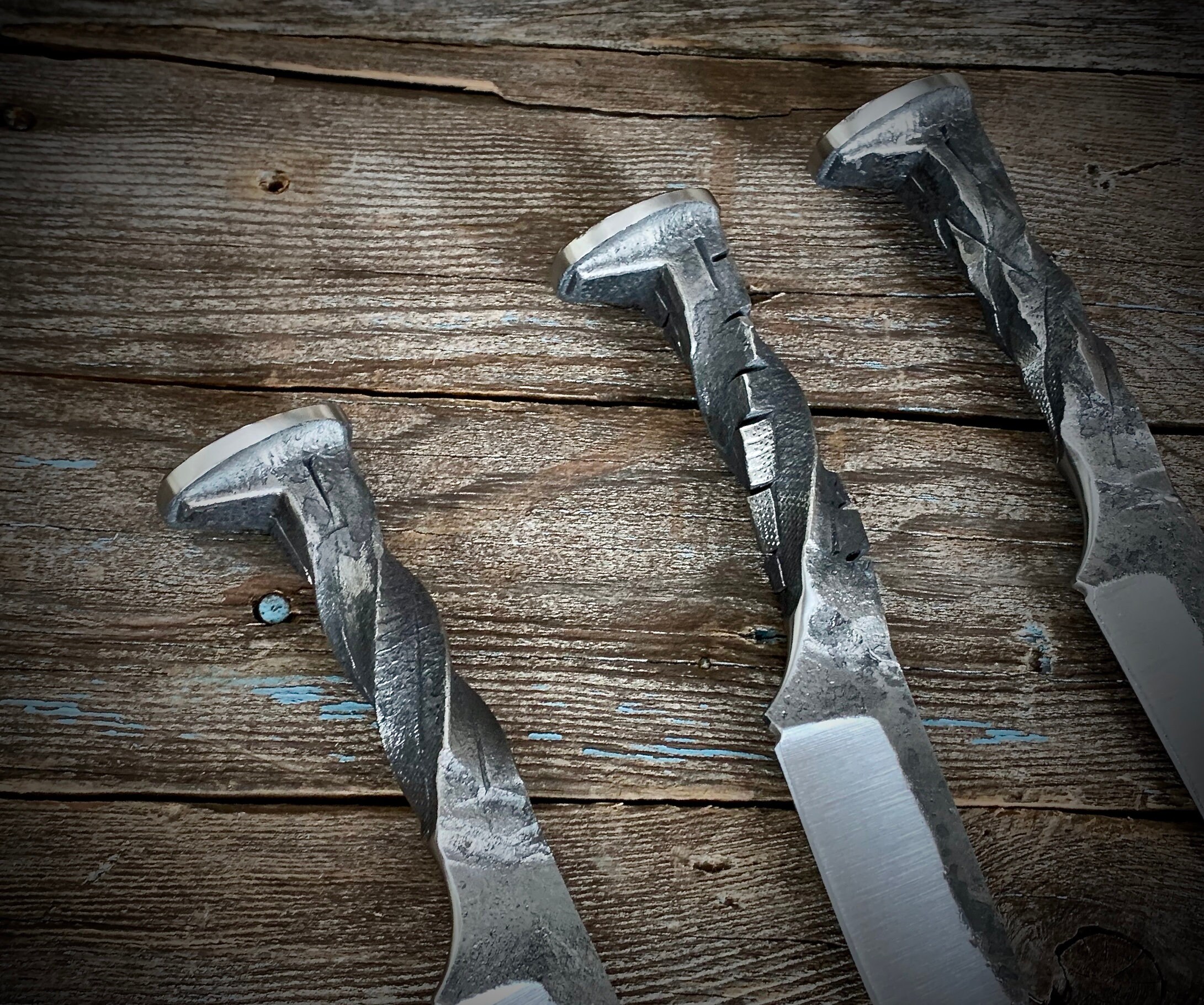 Hand Forged Drop Point Railroad Spike Knife - Etsy