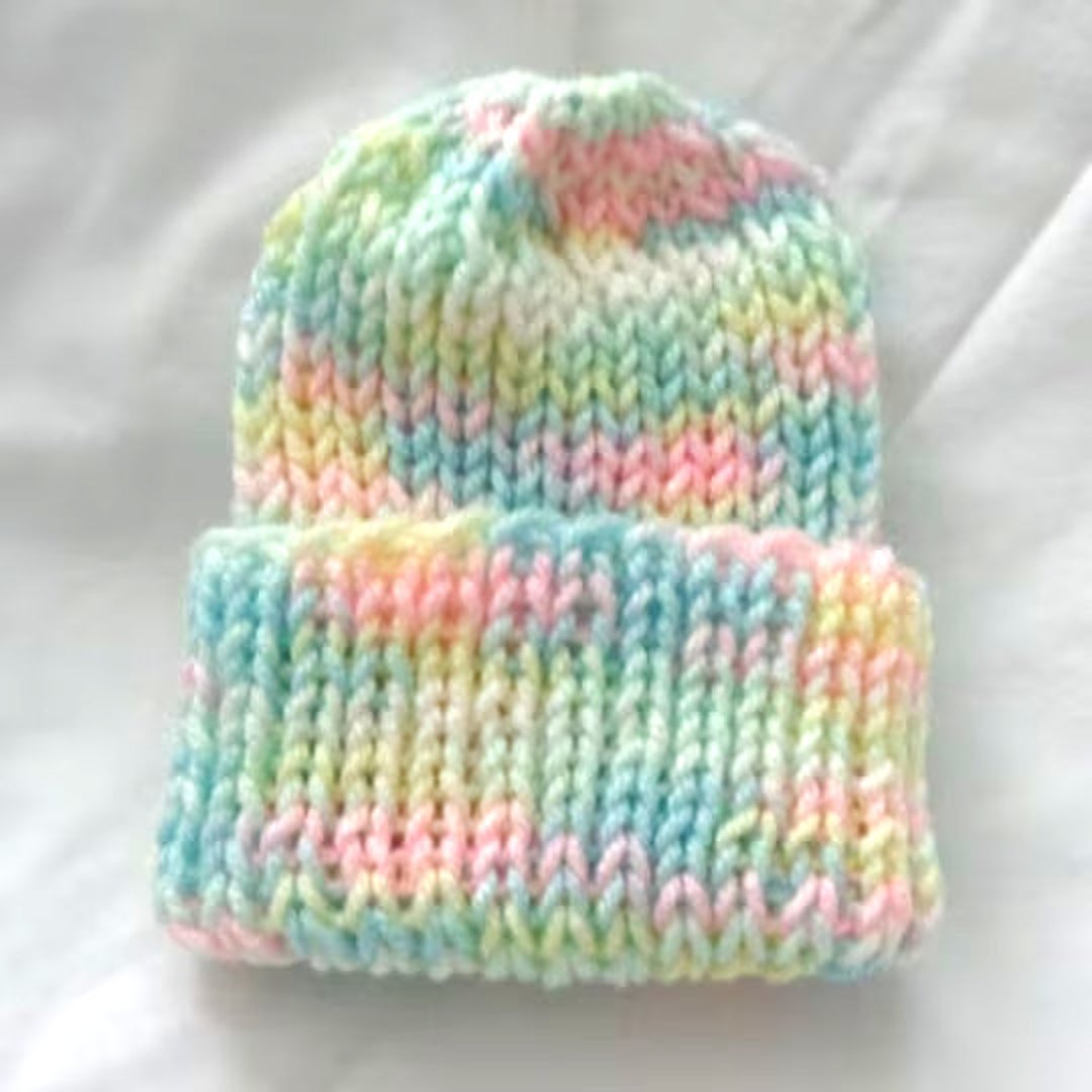 Hand KNITTED MICRO PREEMIE Hats Skullcap & Beanies - Etsy