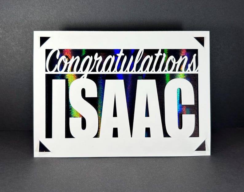 Congratulations Card Personalized Congratulations Card Customized With ...