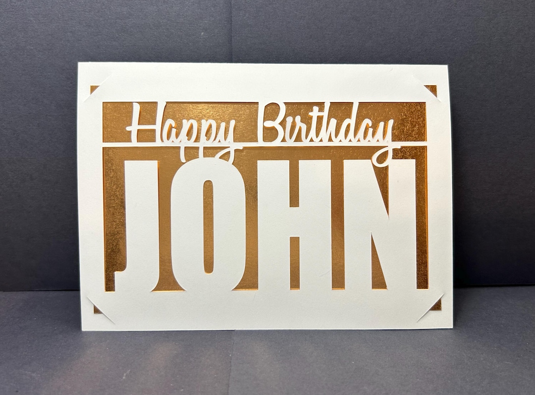 Personalized Birthday Card Custom Birthday Card Custom Name Card for ...