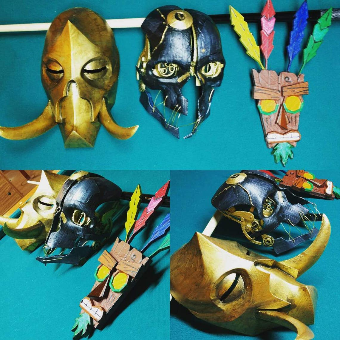 Skyrim Mask Konahrik Dragon Priest Cosplay 3D Printed and | Etsy