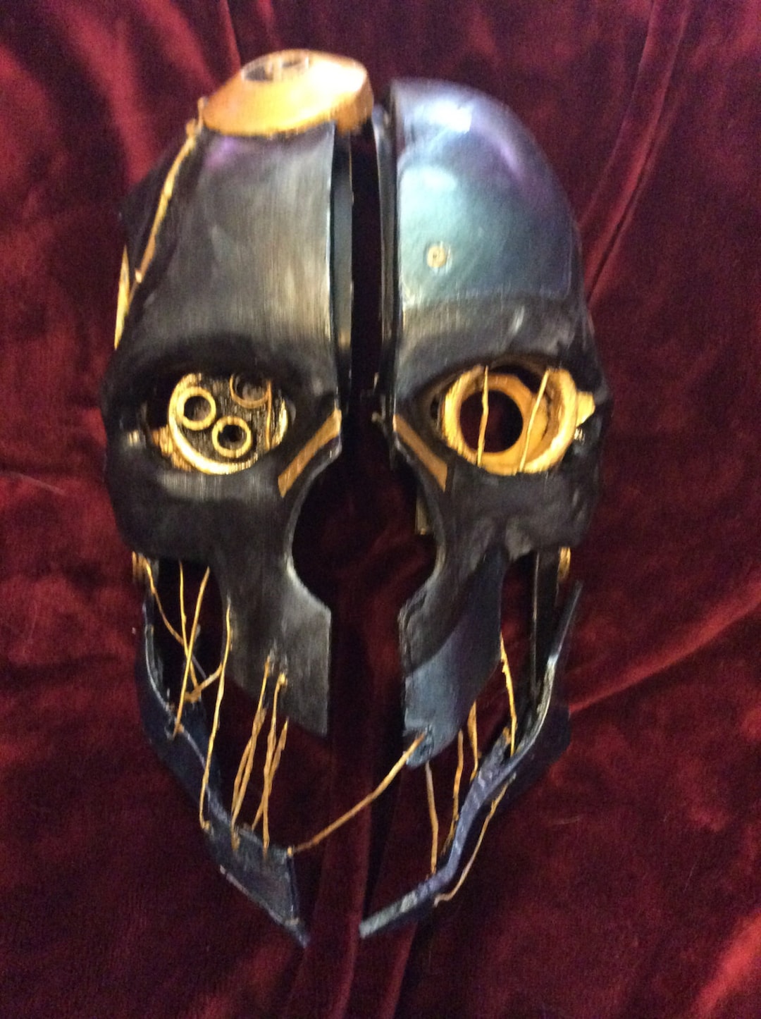 Corvo Mask, Dishonerd Mask, Cosplay, 3D Printed and Hand Painted - Etsy