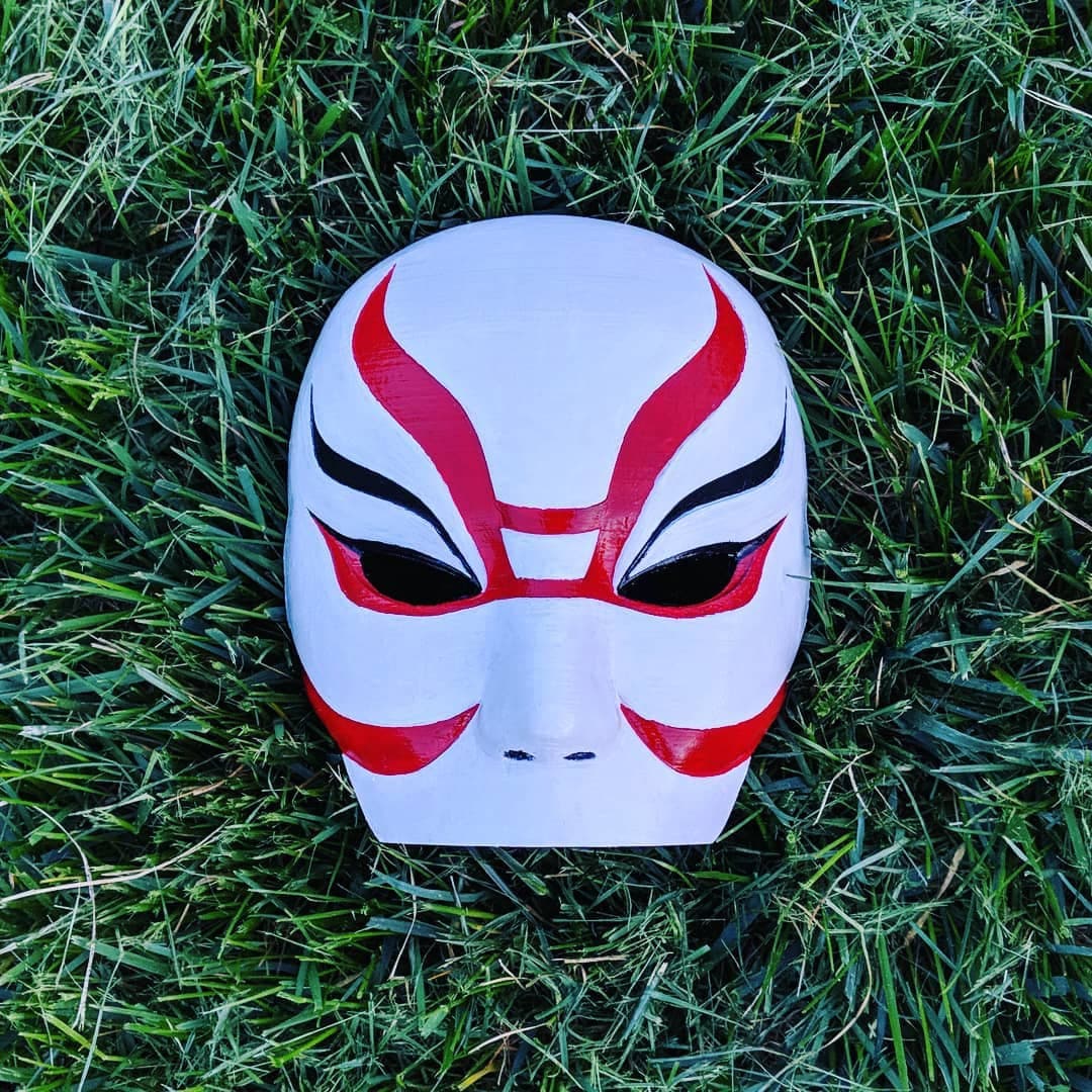Big Hero 6, Yokai Mask, Callaghan's Mask, Cosplay, 3D Printed and Hand ...