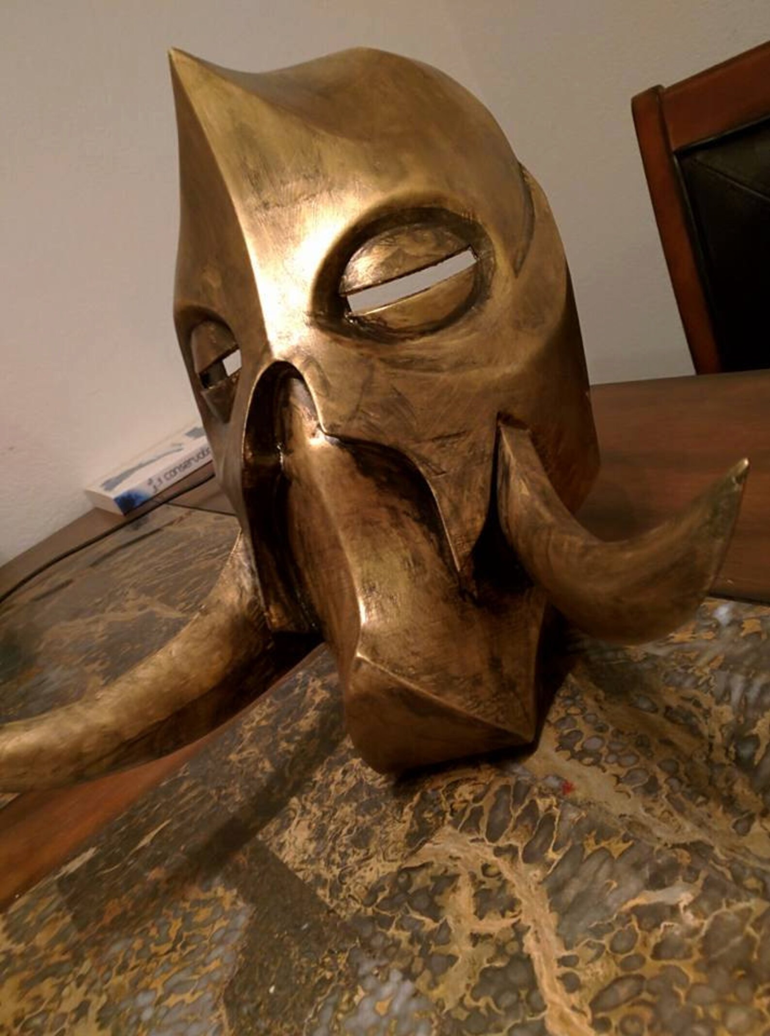 Skyrim Mask Konahrik Dragon Priest Cosplay 3D Printed and - Etsy