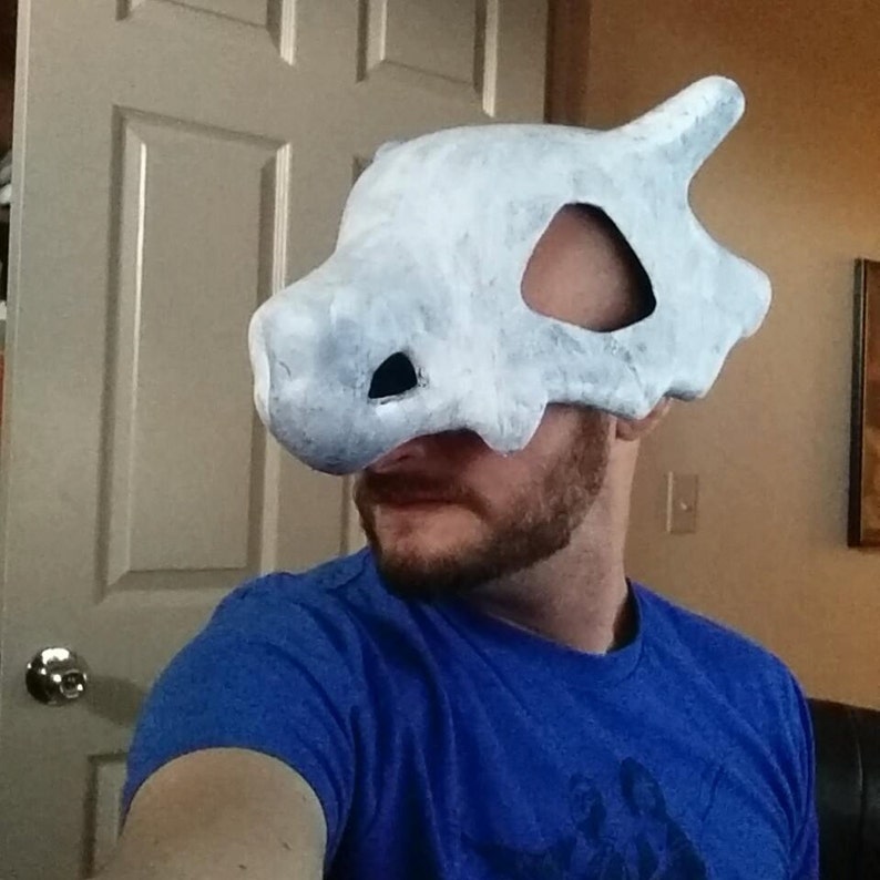 Cubone Hat Half Mask Custom 3D Printed Pokemon Gear Cosplay - Etsy