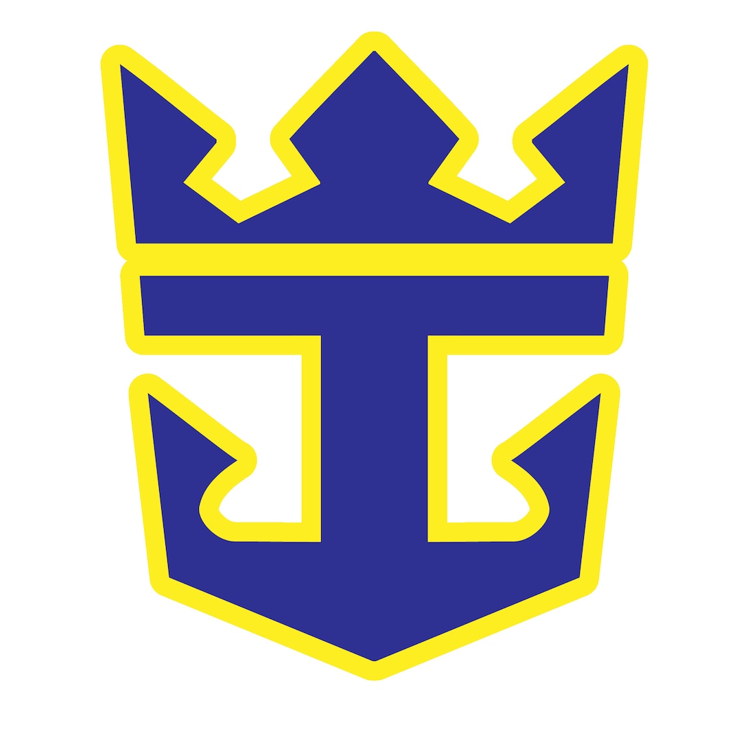 Royal Caribbean Crown and Anchor Professional Car Magnet - Etsy