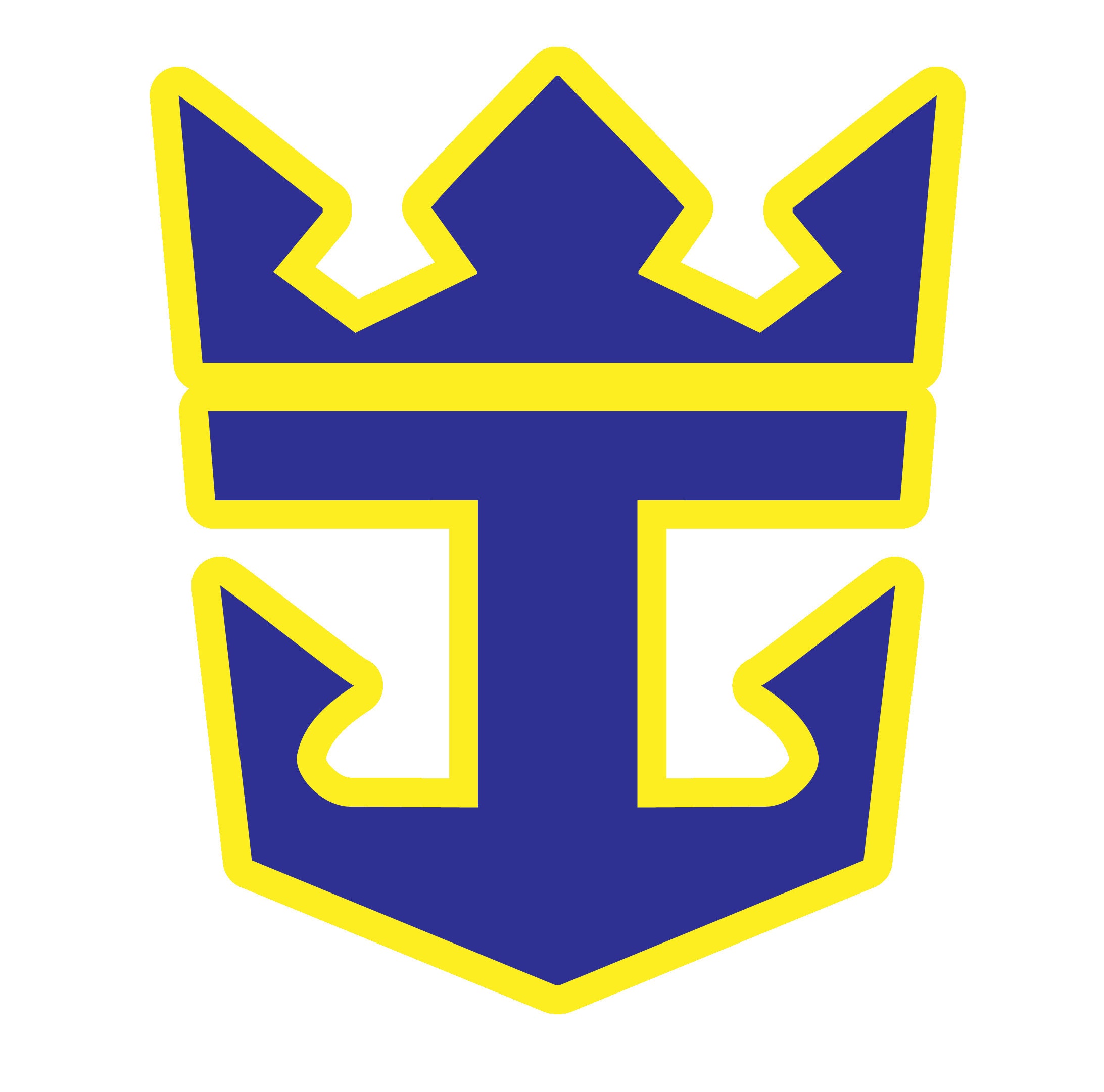 Royal Caribbean Crown and Anchor Professional Car Magnet - Etsy