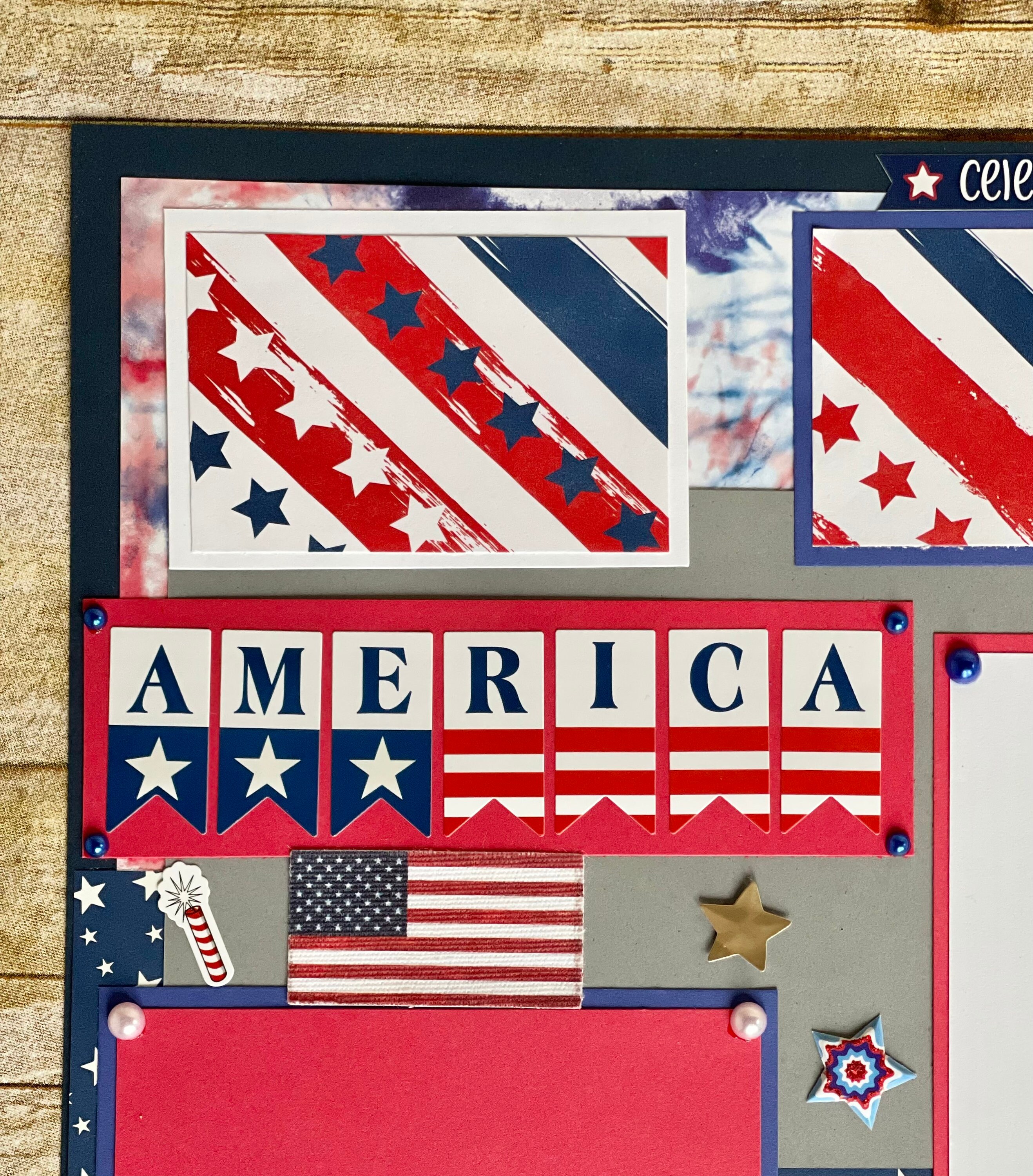 12x12 Independence Day Scrapbook Pages - Etsy