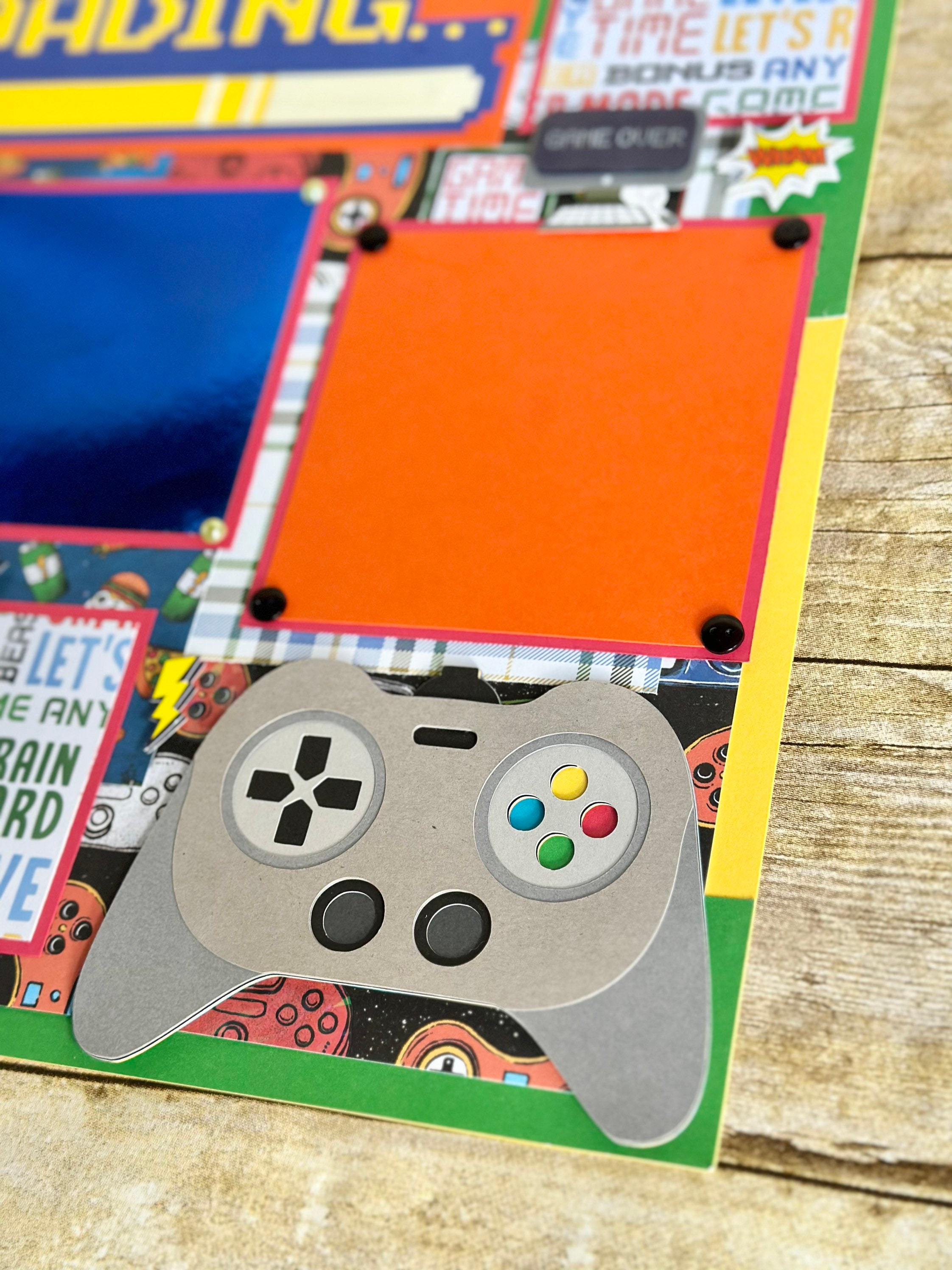 12x12 Gamer Scrapbook Pages - Etsy