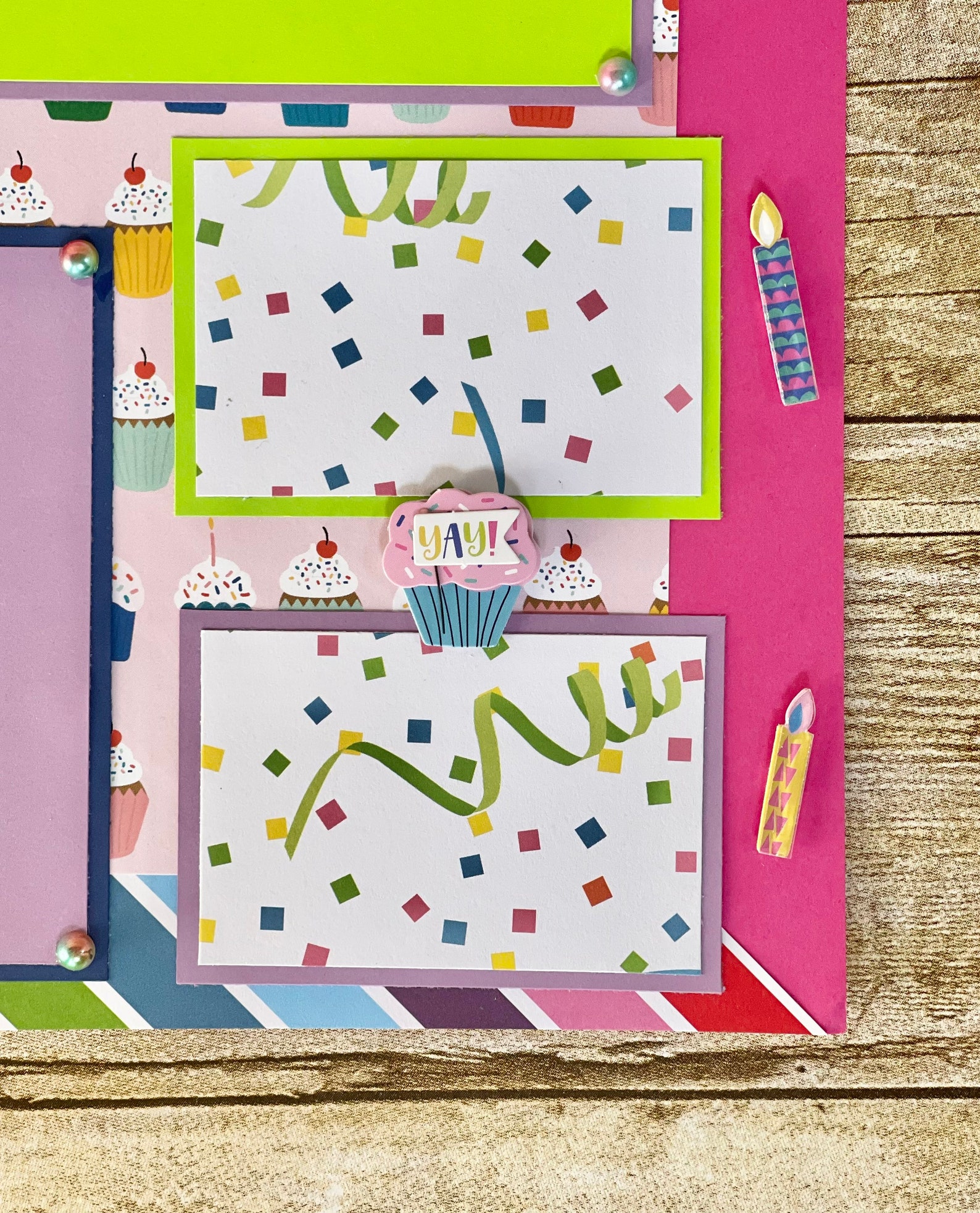 12x12 Birthday Scrapbook Pages - Etsy