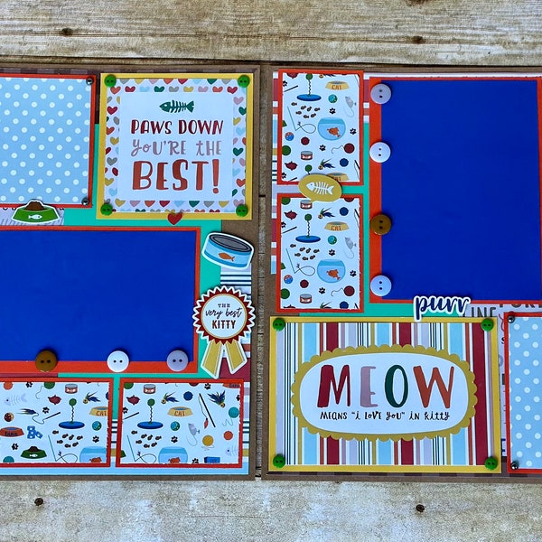 Cat Scrapbook - Etsy Cat Scrapbook - Etsy