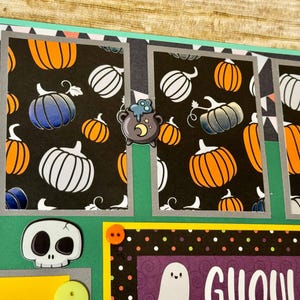 12x12 Halloween Scrapbook Pages - Etsy