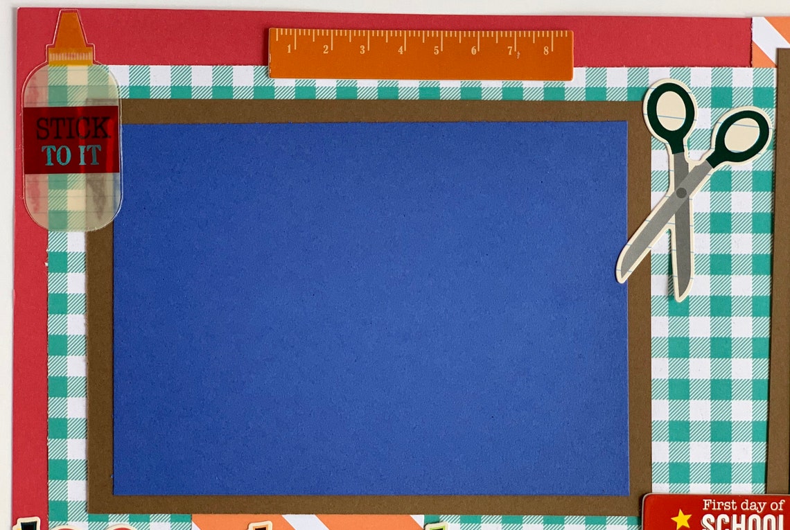12x12 Boy / Girl 4th Grade Scrapbook Pages - Etsy