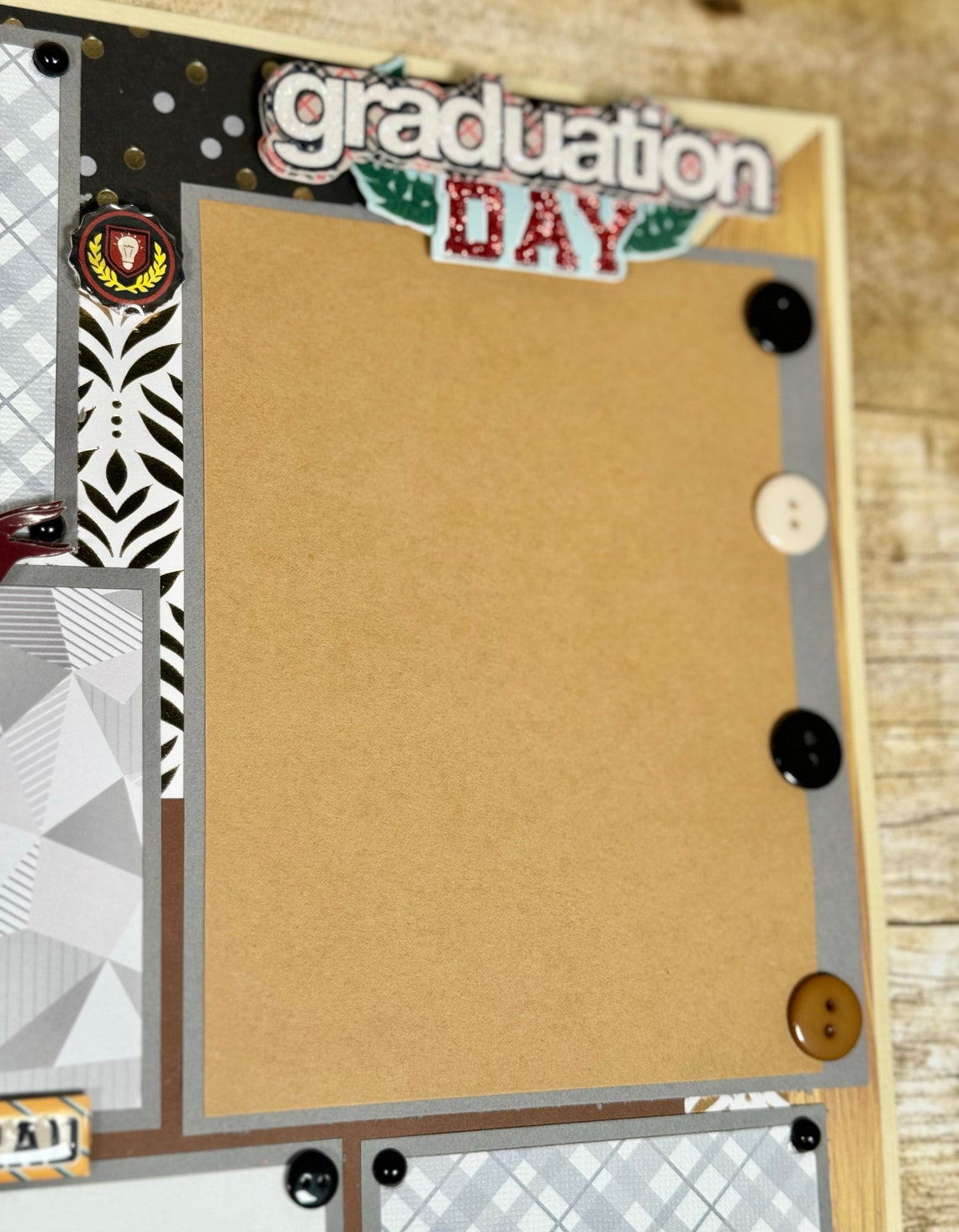 12x12 Graduation Scrapbook Pages - Etsy
