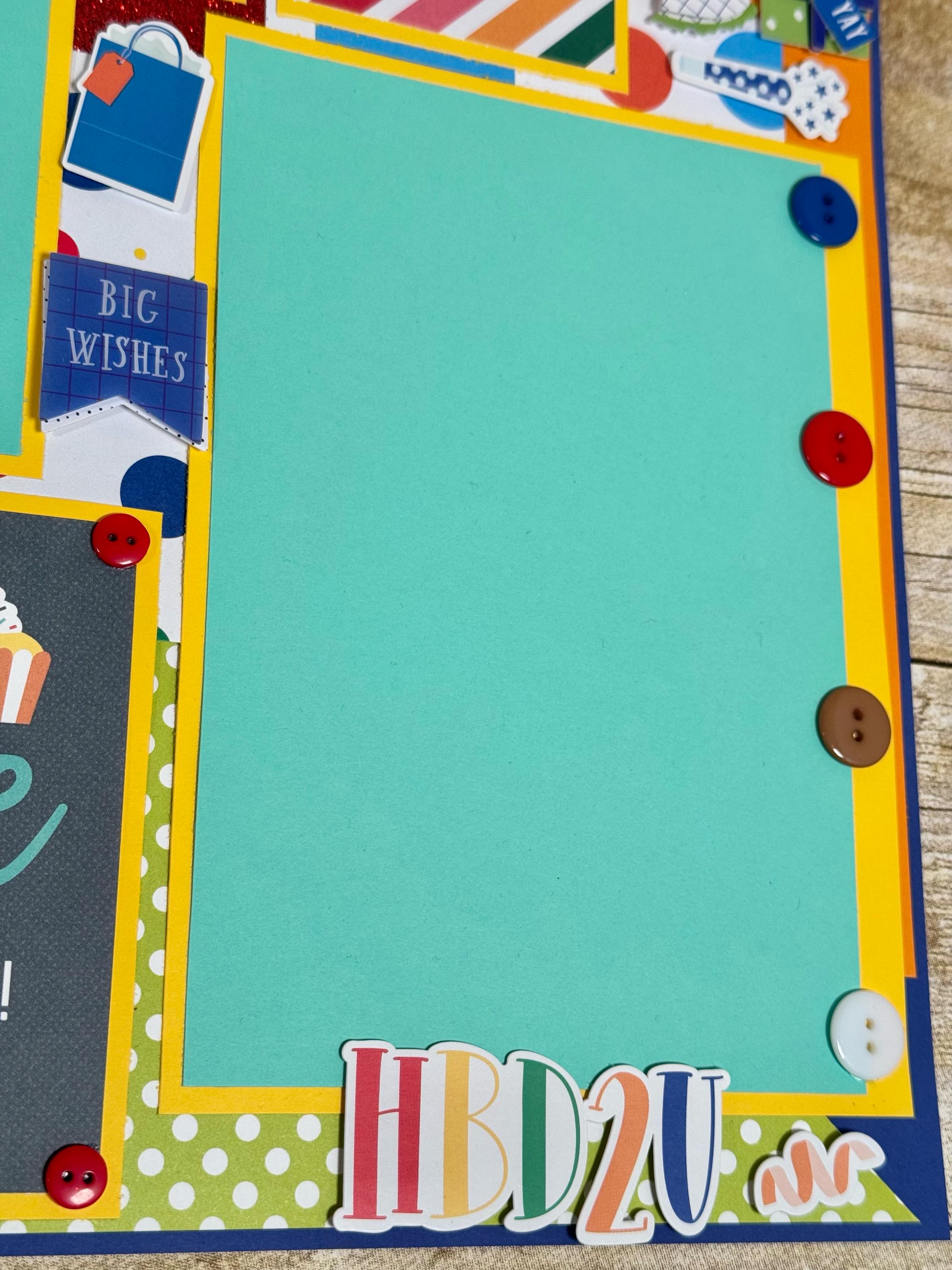 12x12 Birthday Scrapbook Pages - Etsy