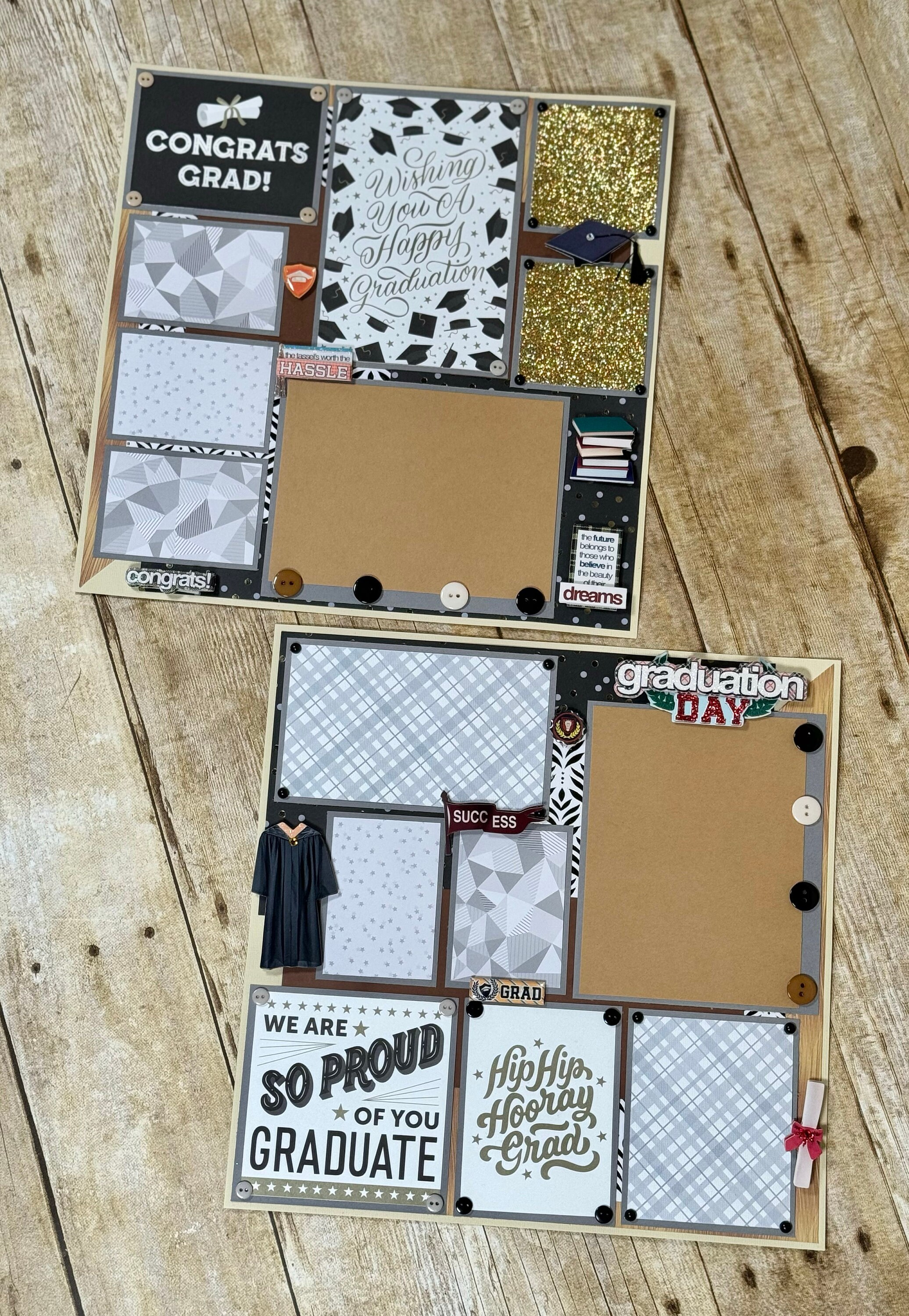 12x12 Graduation Scrapbook Pages - Etsy
