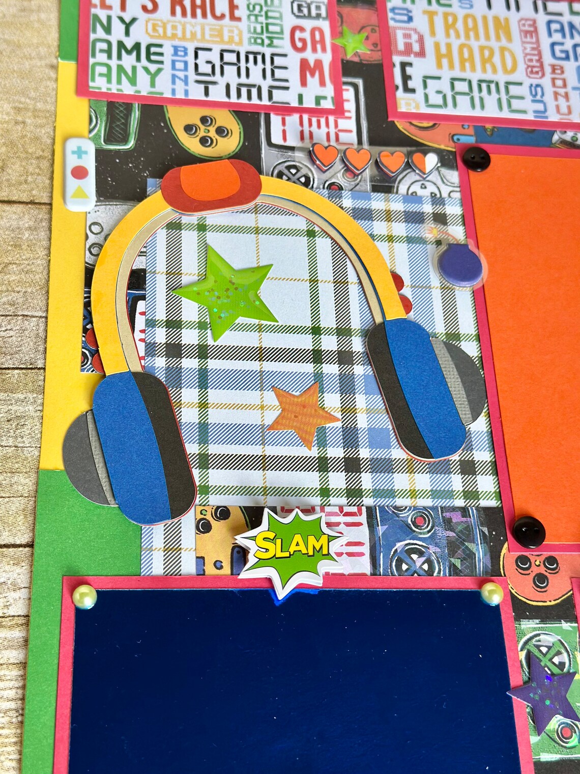 12x12 Gamer Scrapbook Pages - Etsy