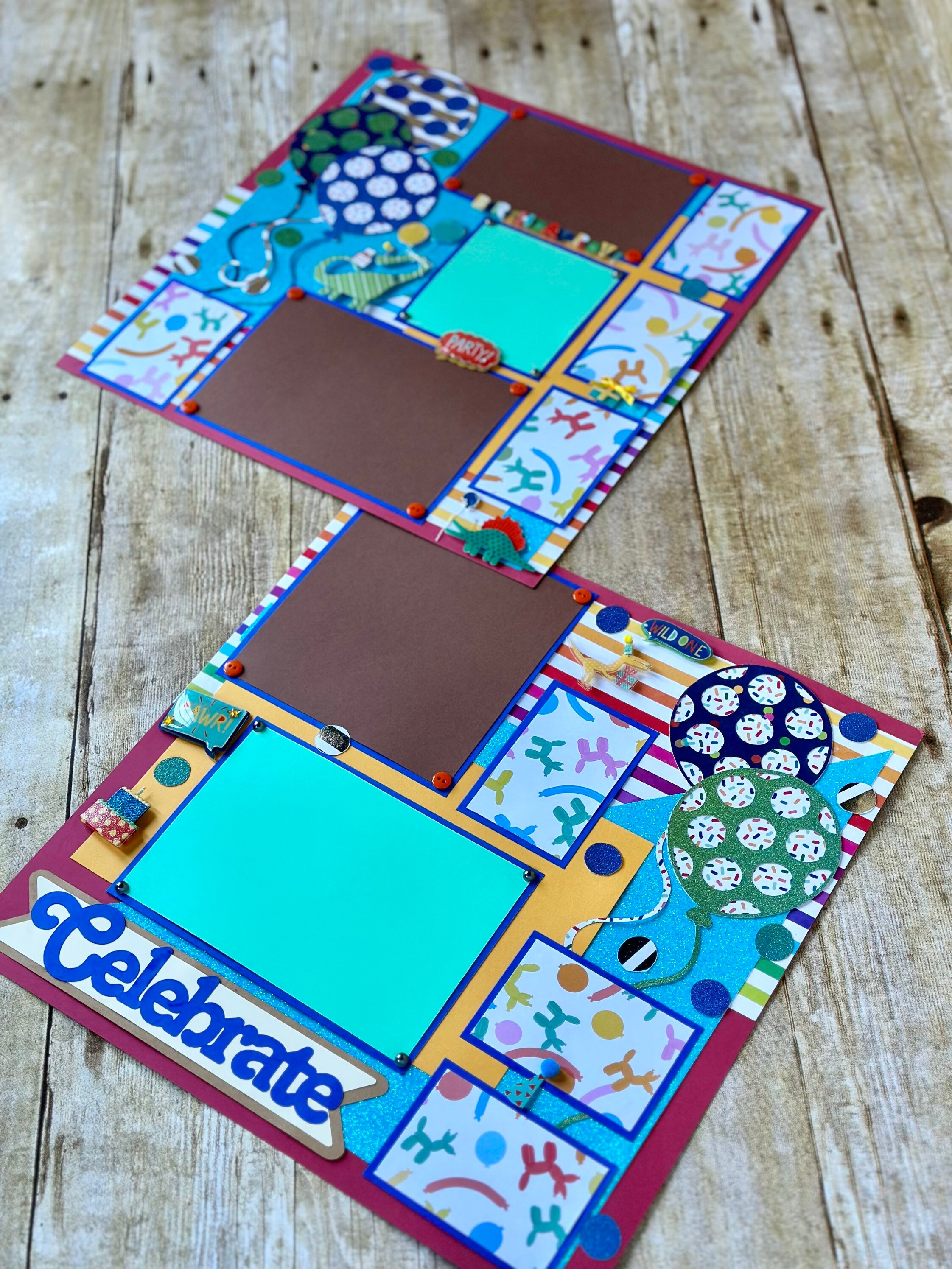 12x12 Birthday Scrapbook Pages - Etsy
