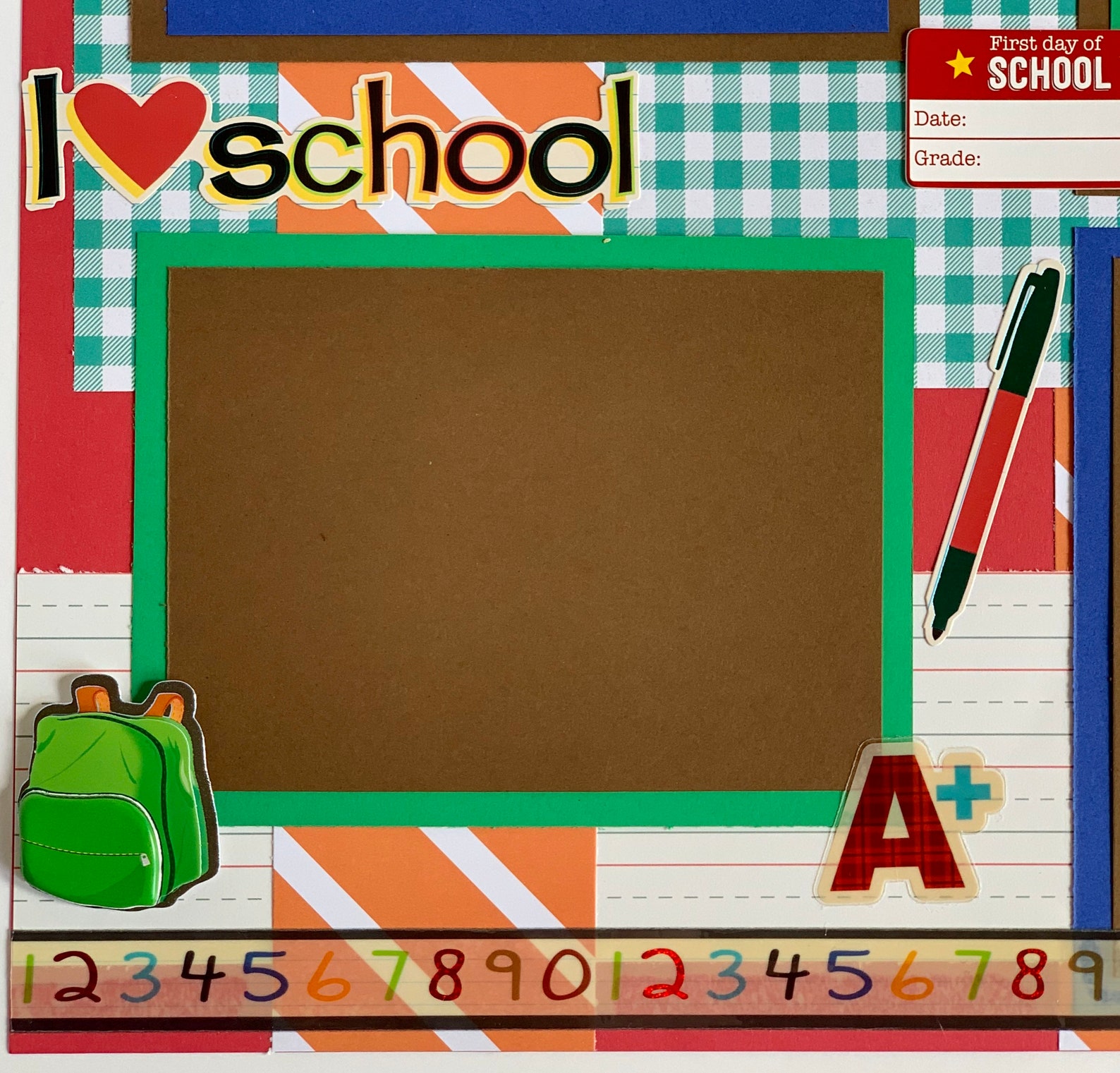 12x12 Boy / Girl 4th Grade Scrapbook Pages - Etsy