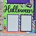 12x12 Halloween Scrapbook Pages - Etsy