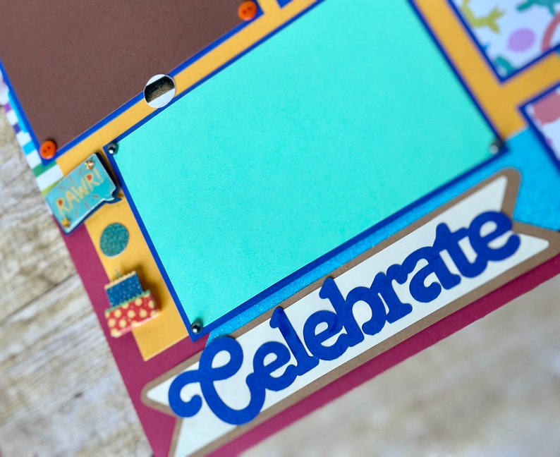 12x12 Birthday Scrapbook Pages - Etsy