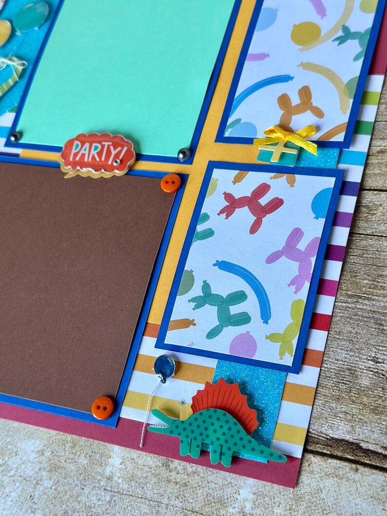 12x12 Birthday Scrapbook Pages - Etsy