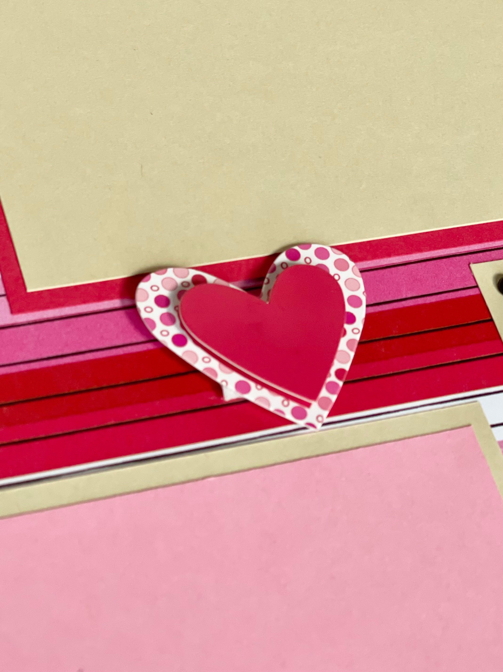 12x12 Valentine’s Day Scrapbook Pages - Etsy