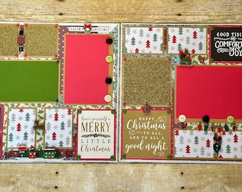 Vintage Christmas Tree Canvas Wall Art Magic Christmas Art - Etsy